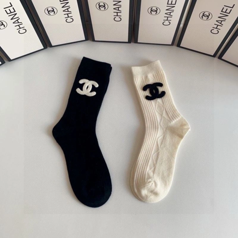 Mirror quality Chanel Socks
