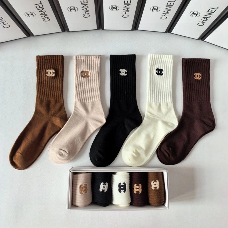 Mirror quality Chanel Socks