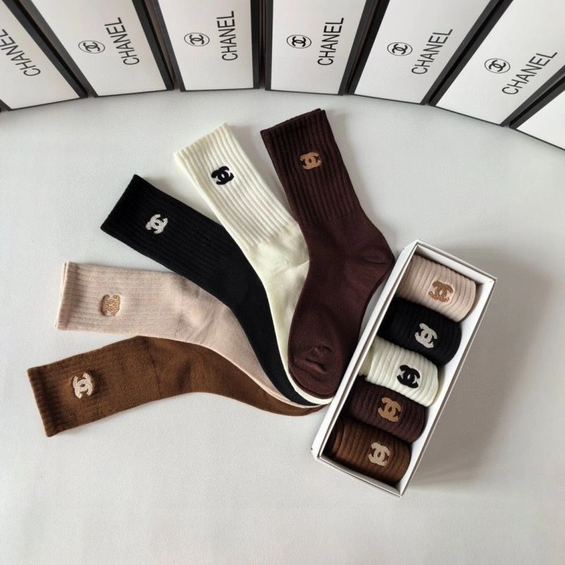 Mirror quality Chanel Socks