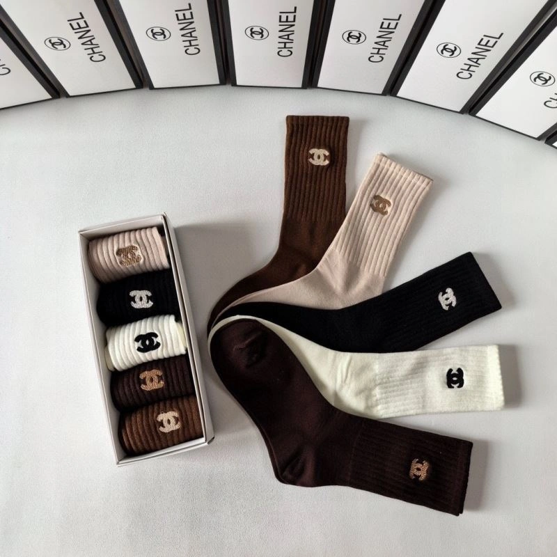 Mirror quality Chanel Socks