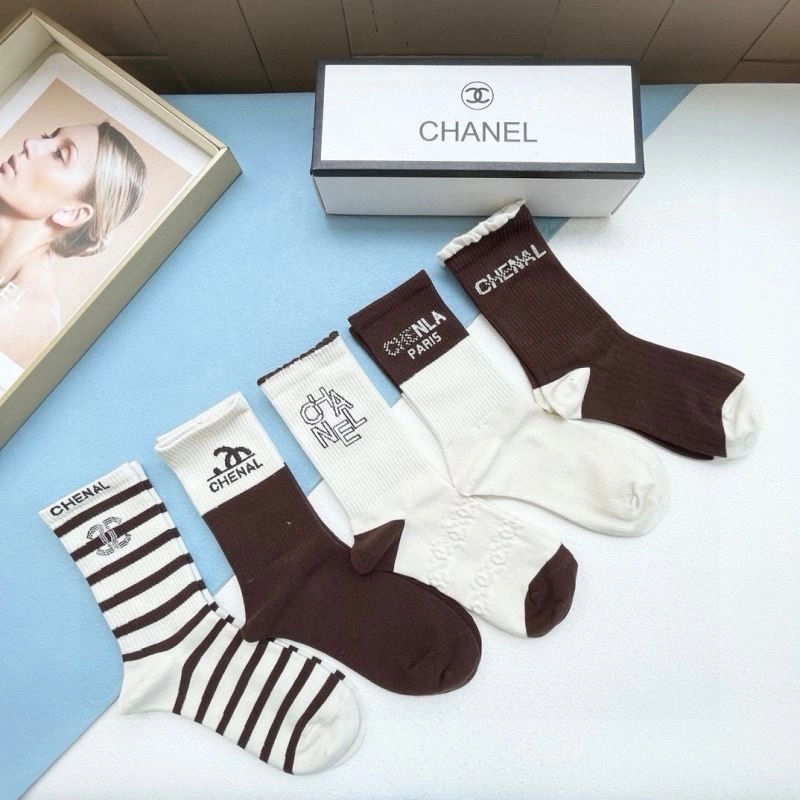 1:1 copy Chanel Socks