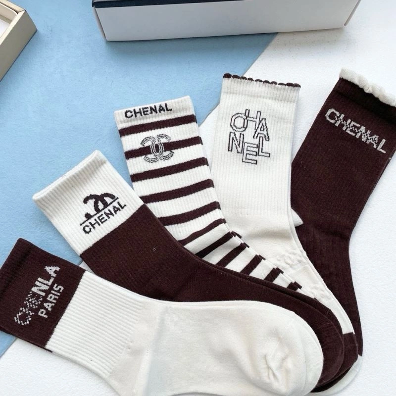 1:1 copy Chanel Socks