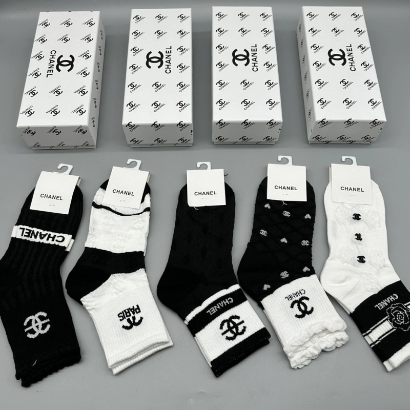 High accuracy Chanel Socks