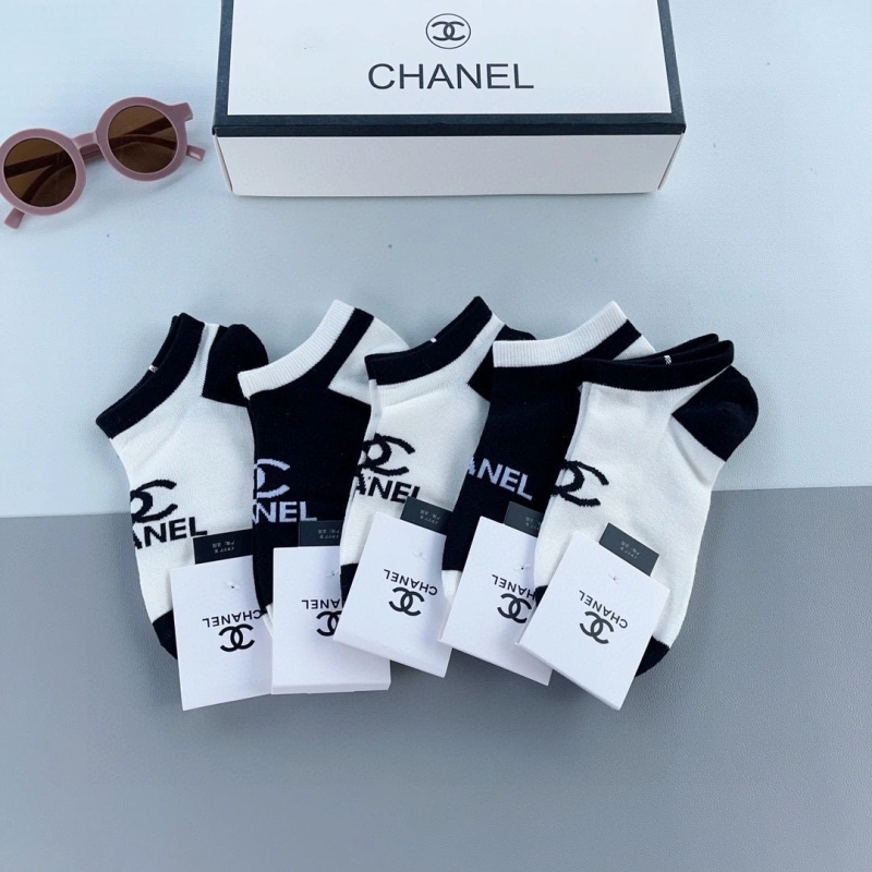 Mirror quality Chanel Socks