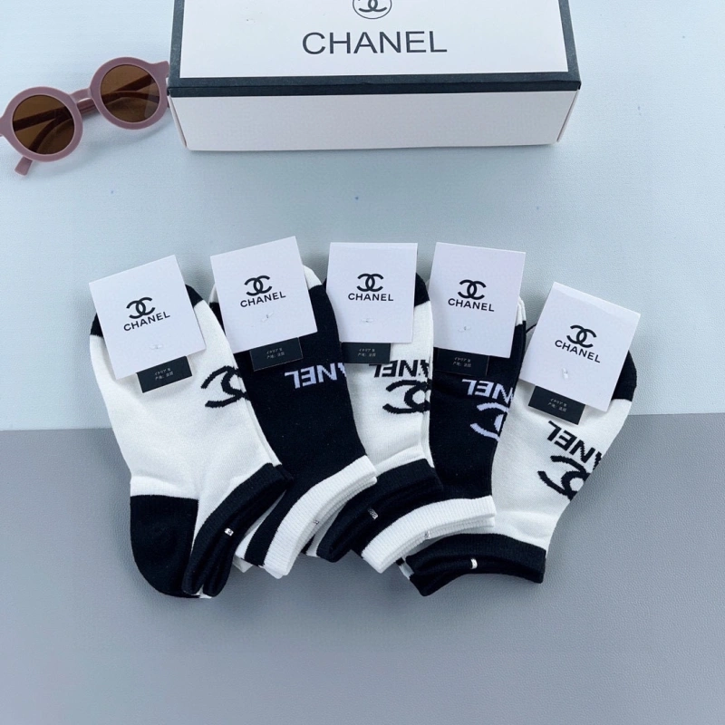 Mirror quality Chanel Socks