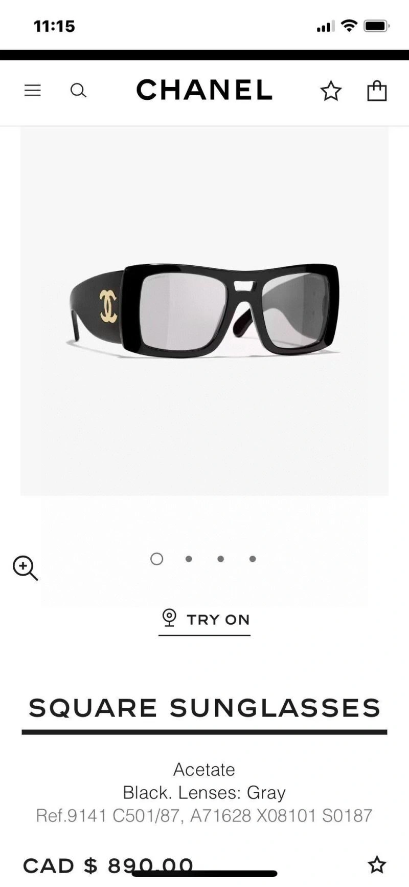 Original Chanel Sunglasses