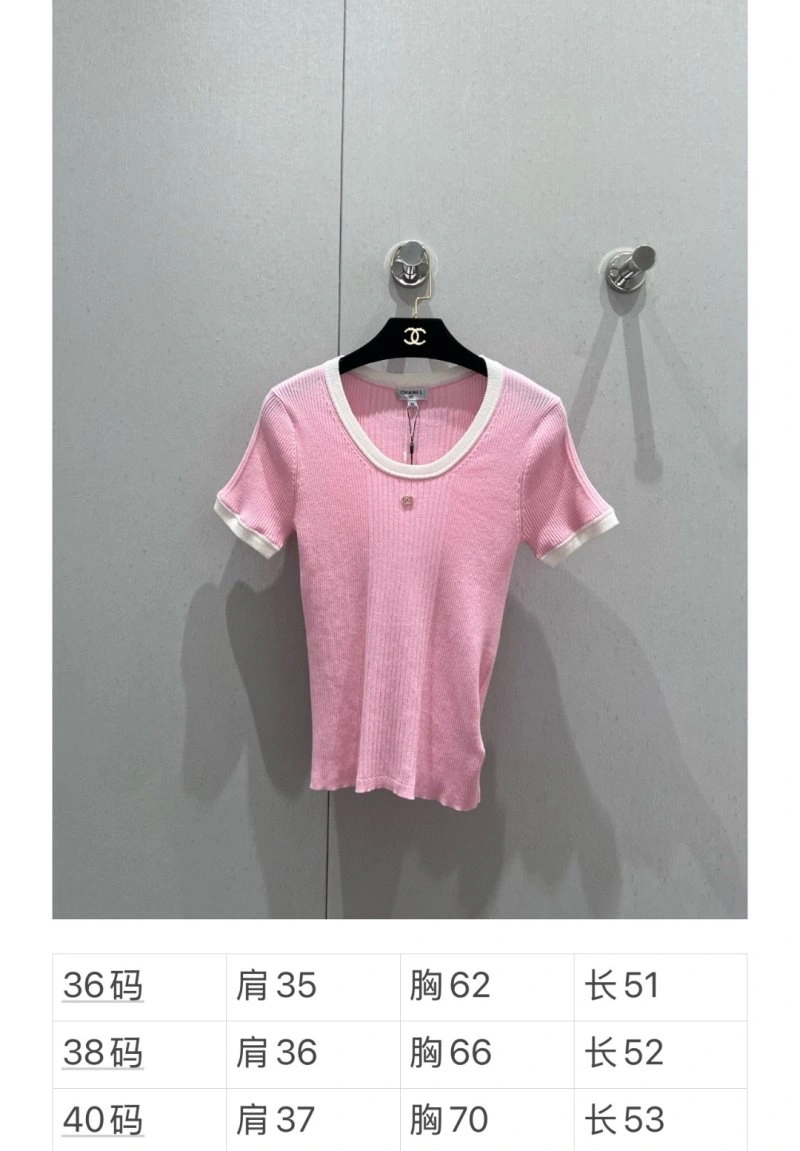 Precise copy Chanel T-Shirts