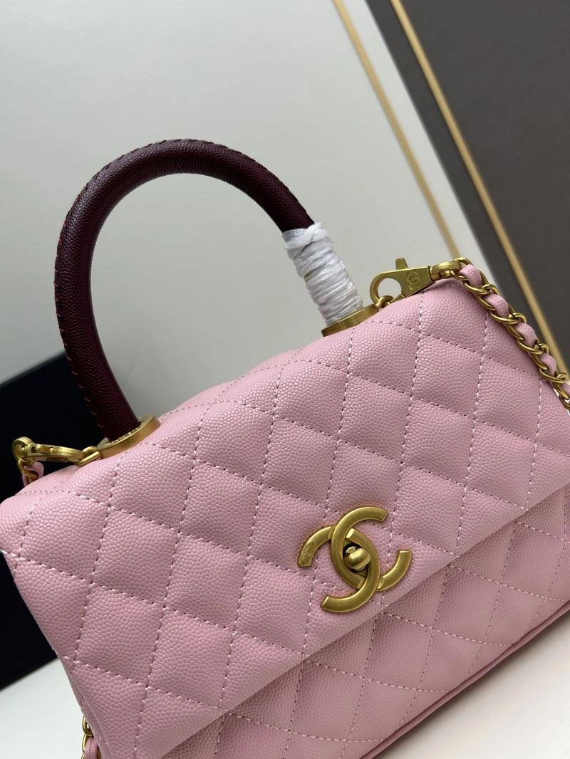 Brand-authenticated Chanel Top Handle Bags