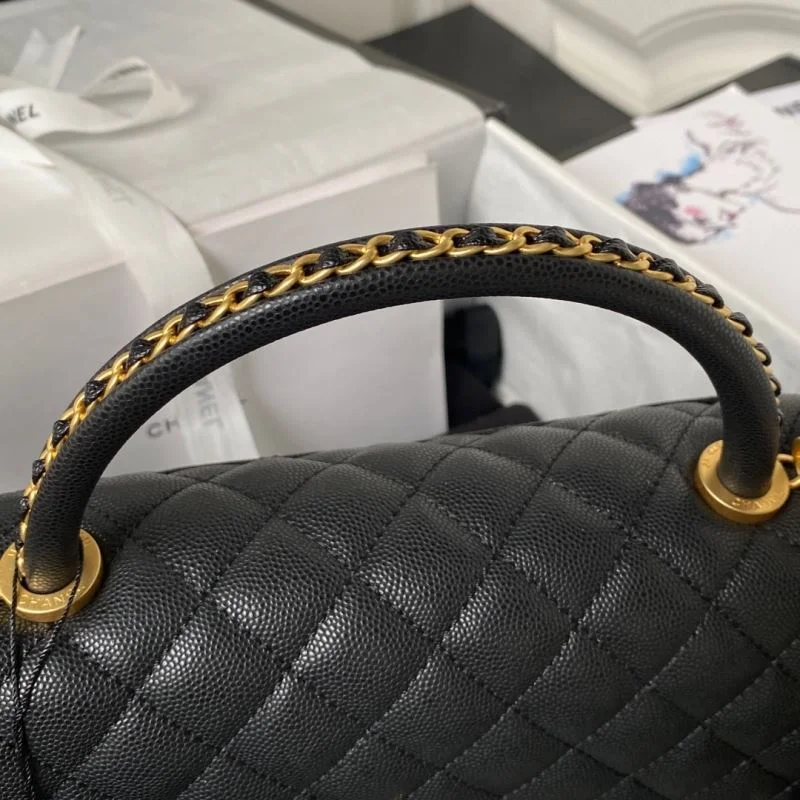 Brand-authenticated Chanel Top Handle Bags