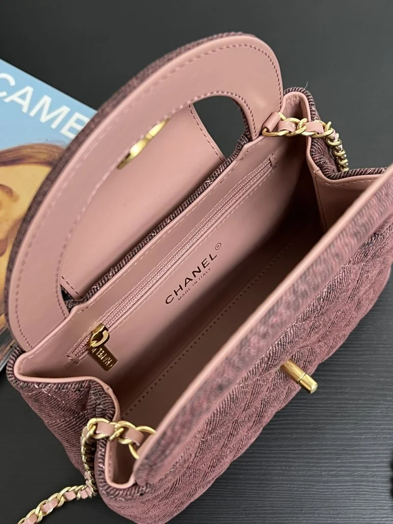 Brand-authenticated Chanel Top Handle Bags