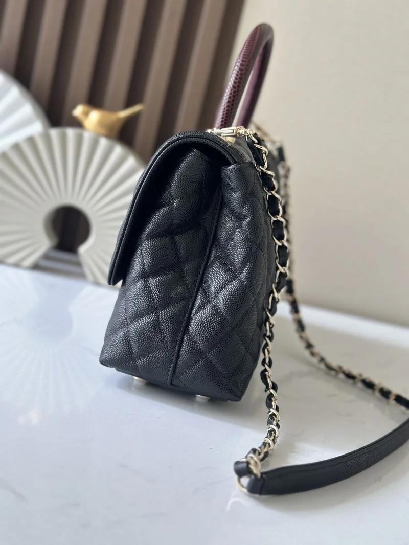 Brand-authenticated Chanel Top Handle Bags