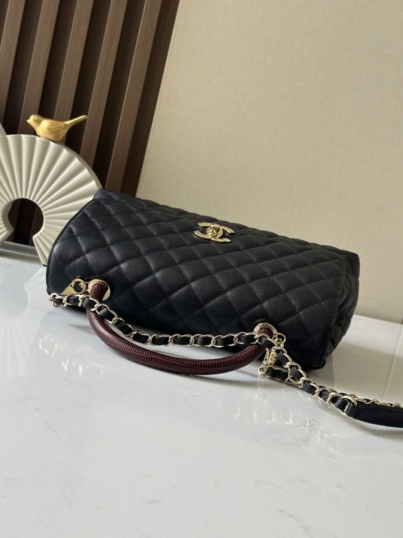 Brand-authenticated Chanel Top Handle Bags