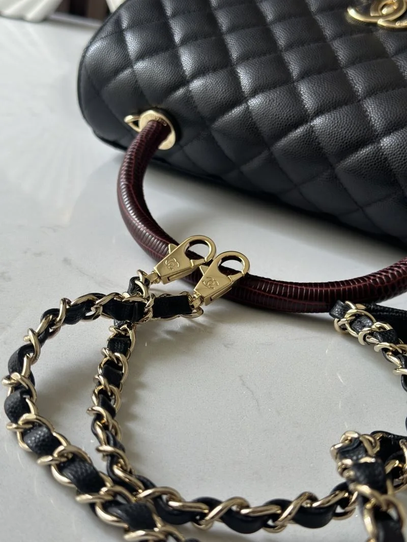 Brand-authenticated Chanel Top Handle Bags