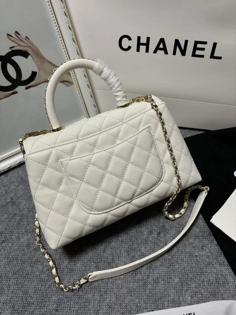 Brand-authenticated Chanel Top Handle Bags