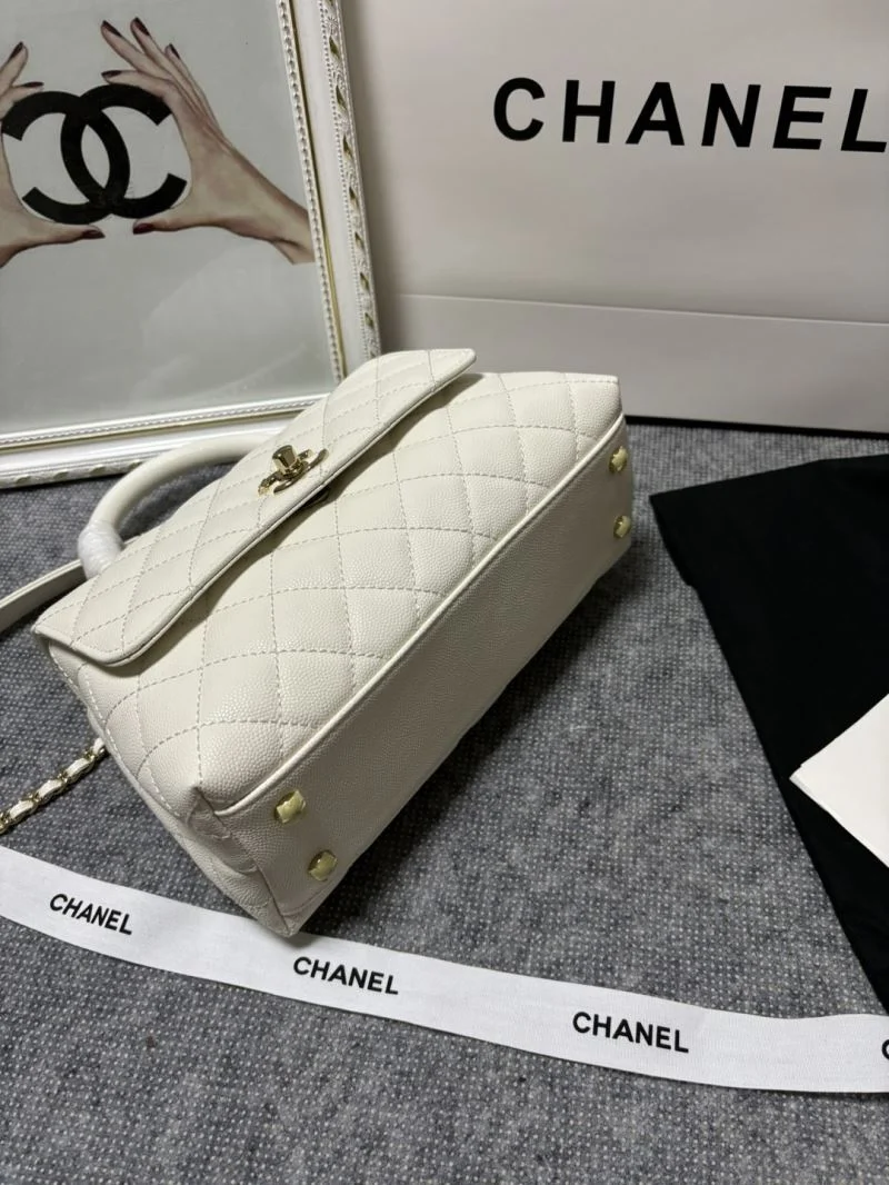 Brand-authenticated Chanel Top Handle Bags