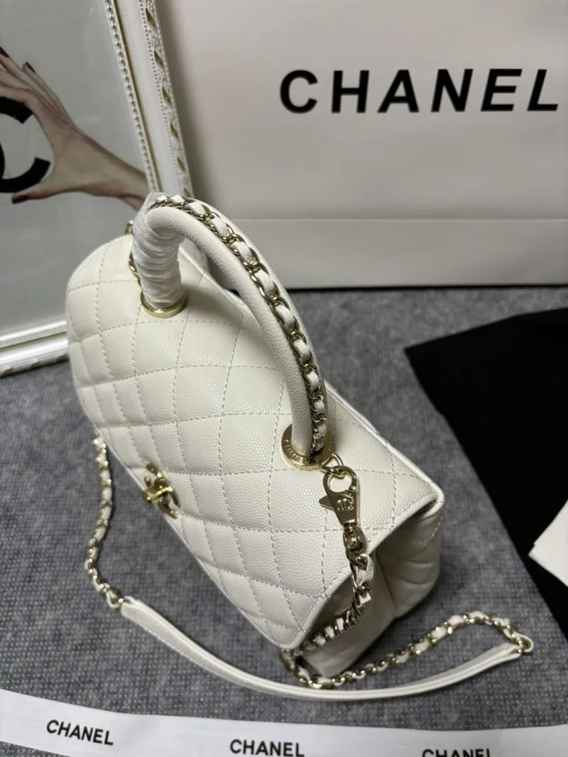 Brand-authenticated Chanel Top Handle Bags