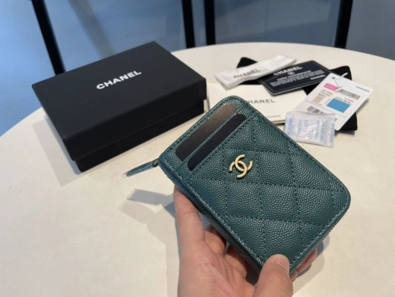 Brand-authenticated Chanel Wallet Purse