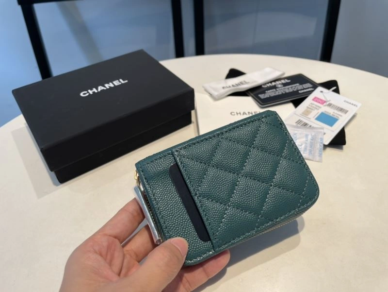 Brand-authenticated Chanel Wallet Purse
