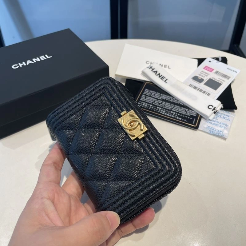 Brand-authenticated Chanel Wallet Purse