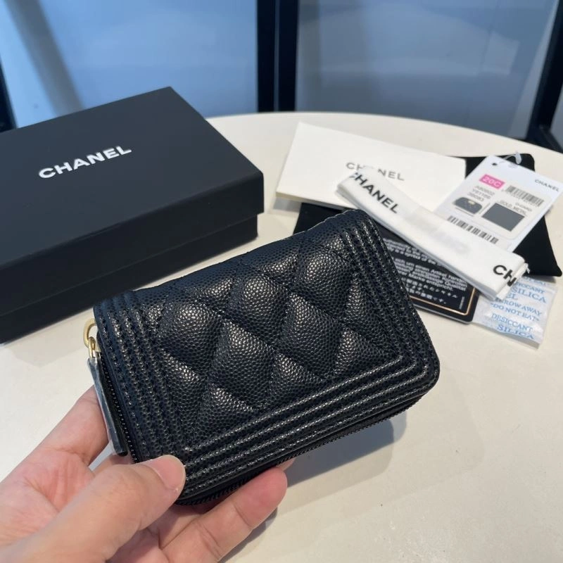 Brand-authenticated Chanel Wallet Purse