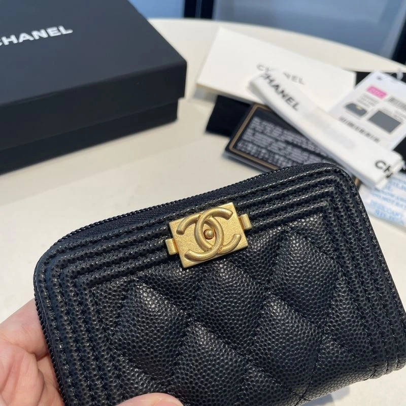 Brand-authenticated Chanel Wallet Purse