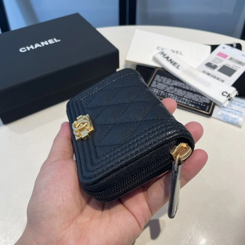 Brand-authenticated Chanel Wallet Purse