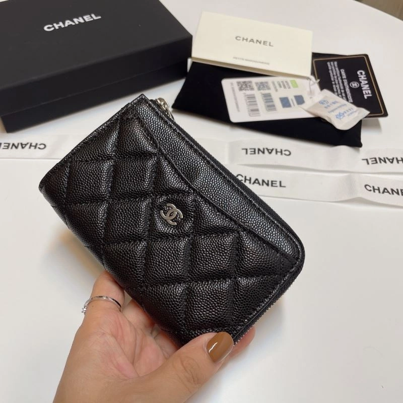 Brand-authenticated Chanel Wallet Purse