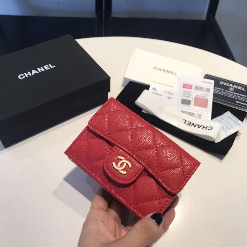 Brand-authenticated Chanel Wallet Purse