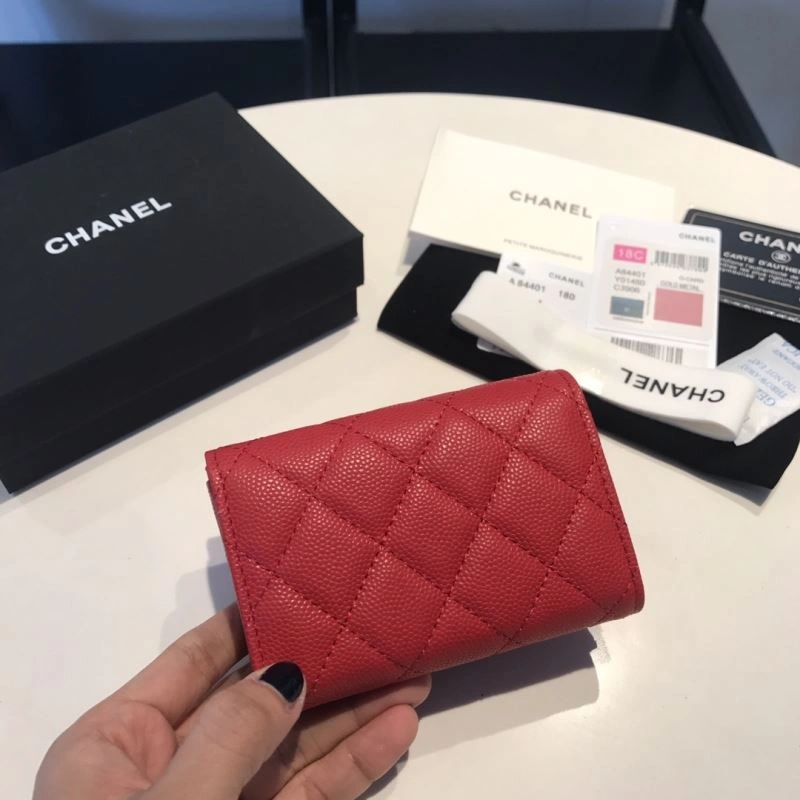 Brand-authenticated Chanel Wallet Purse