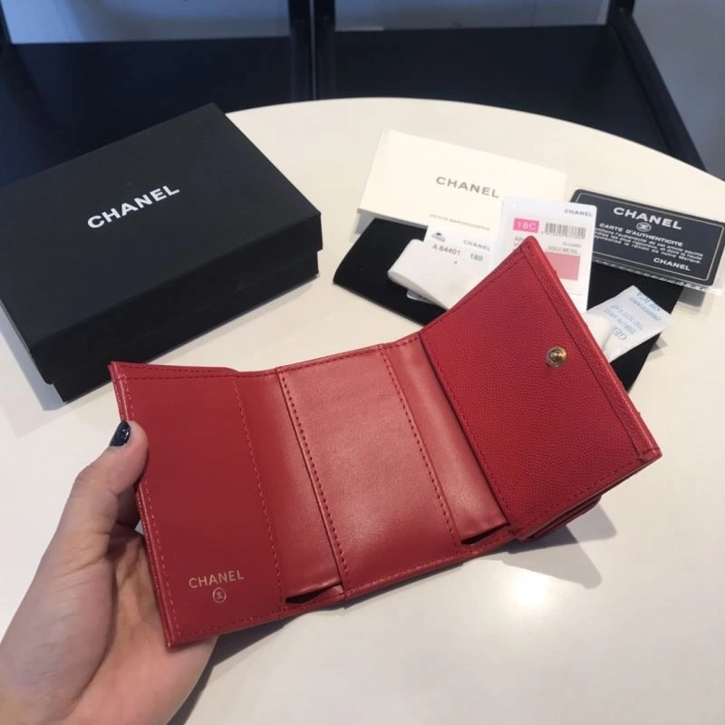 Brand-authenticated Chanel Wallet Purse
