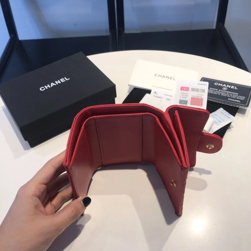 Brand-authenticated Chanel Wallet Purse
