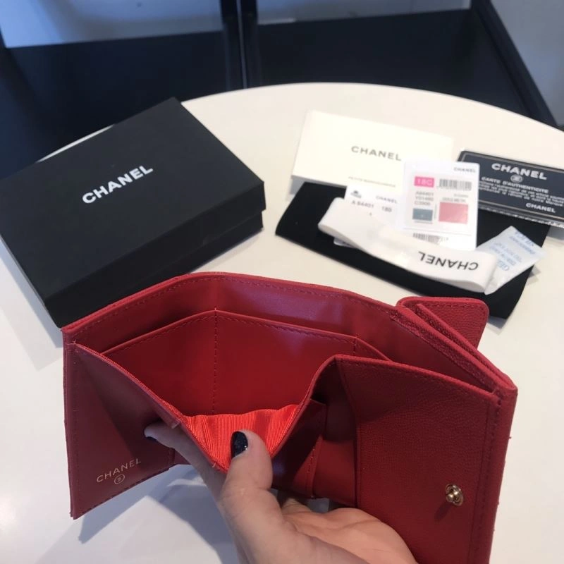 Brand-authenticated Chanel Wallet Purse