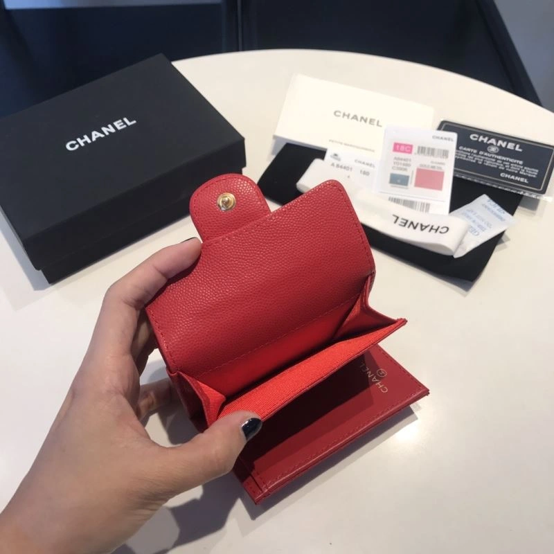 Brand-authenticated Chanel Wallet Purse