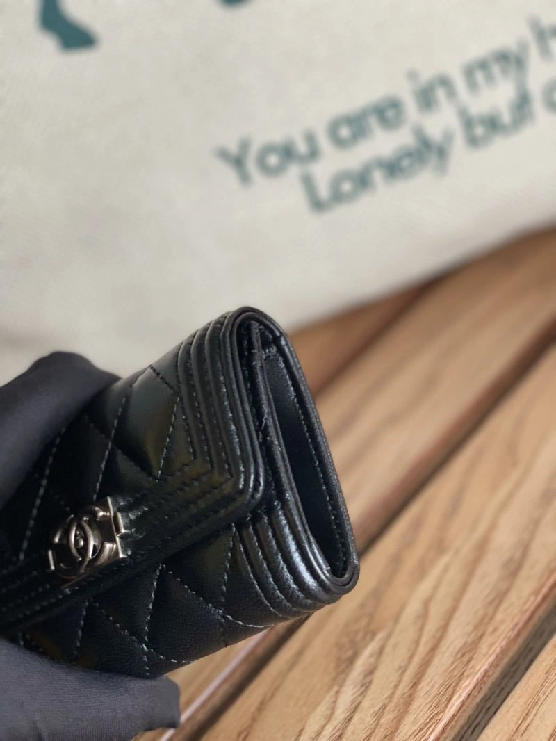 Brand-authenticated Chanel Wallet Purse