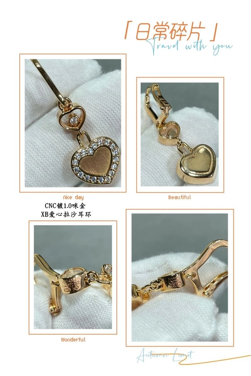 1:1 copy Chopard Earrings