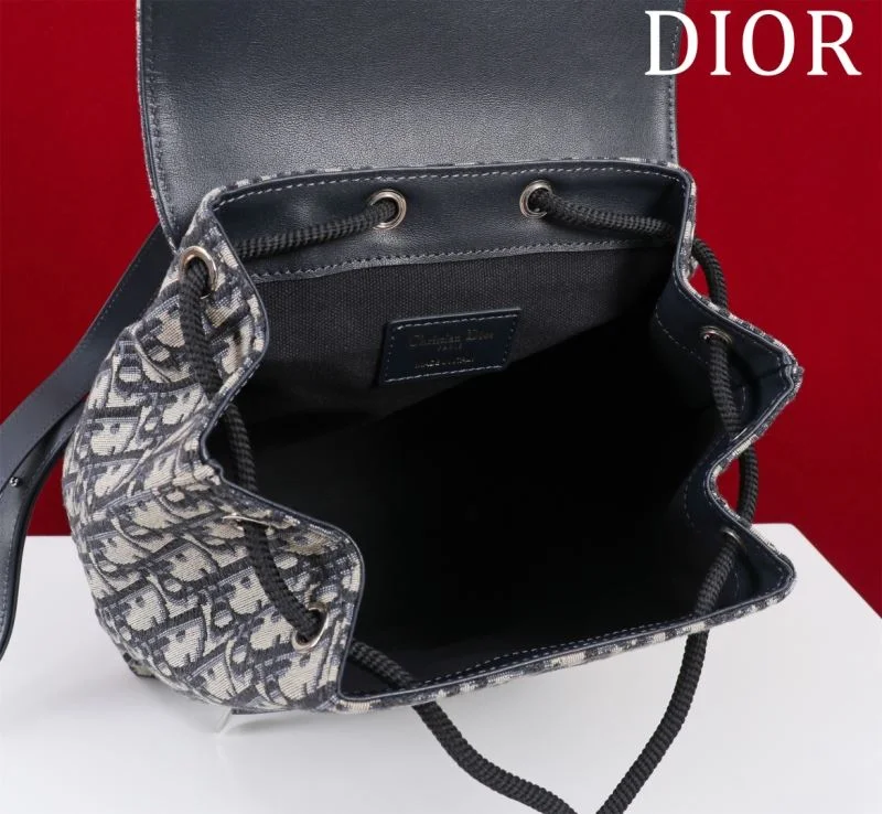 Brand-authenticated Christian Dior Backpacks
