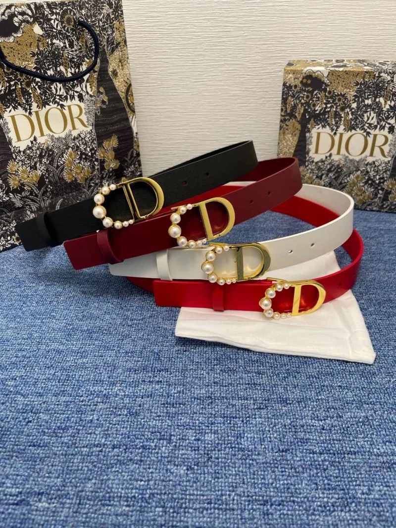 Authentic Christian Dior Belts