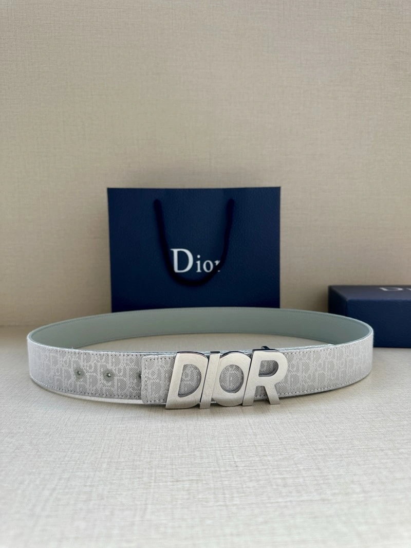Accurate model Christian Dior Belts