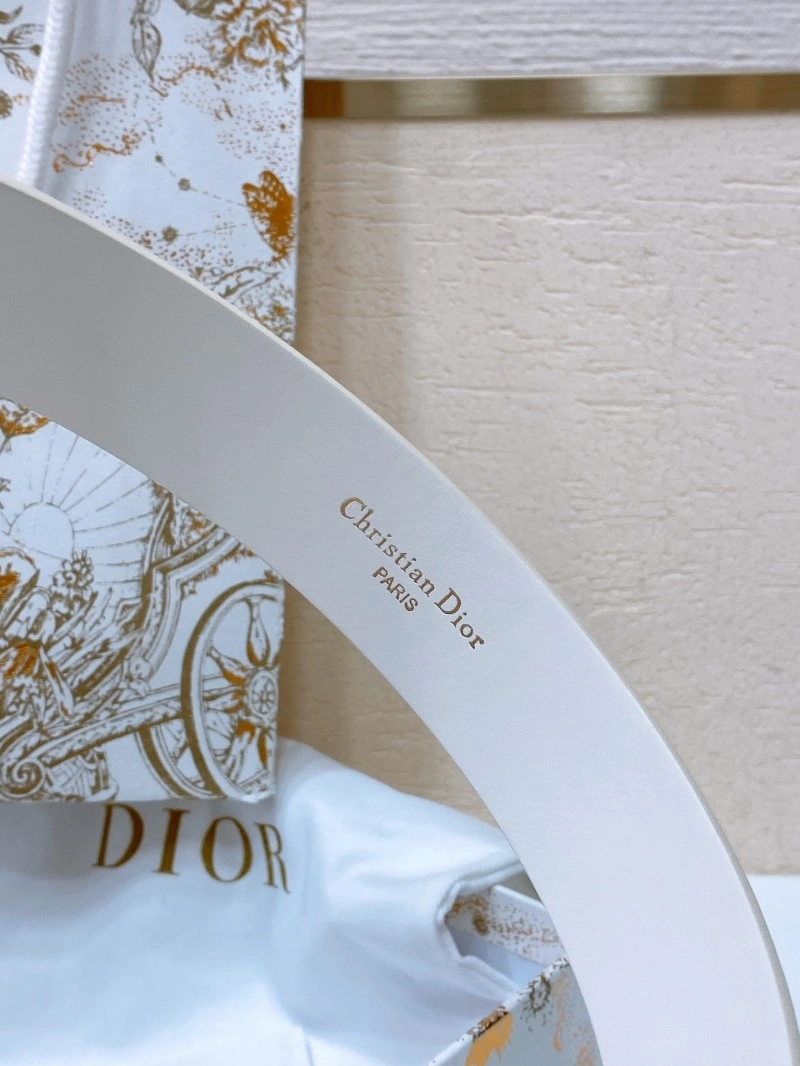Accurate model Christian Dior Belts