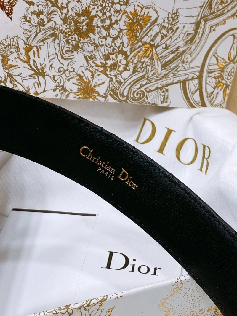 Indistinguishable Christian Dior Belts