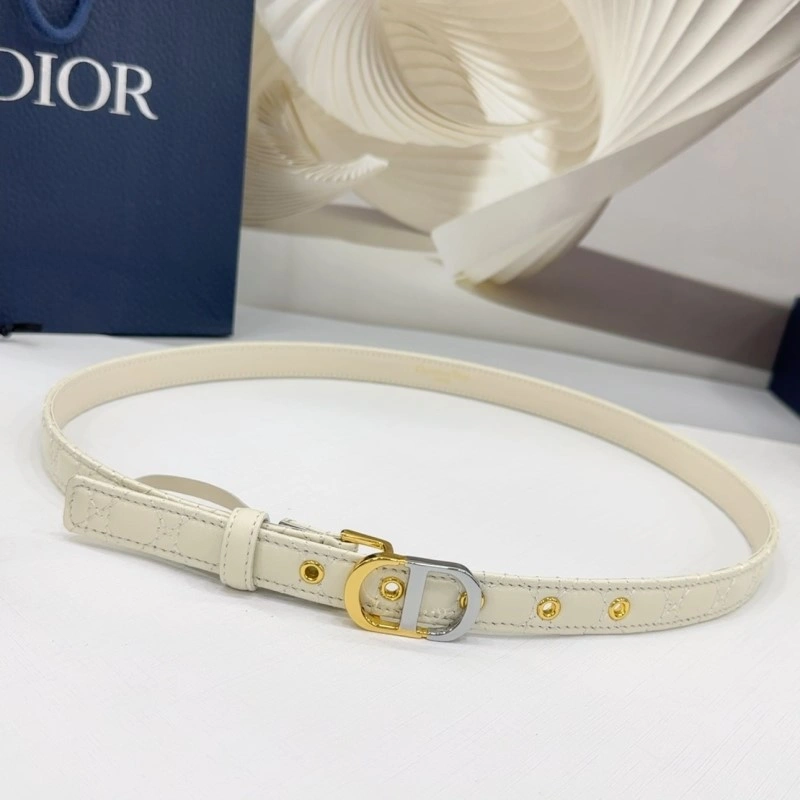 Accurate model Christian Dior Belts