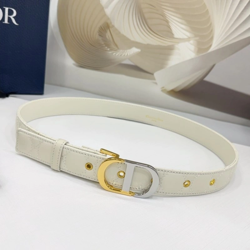 Accurate model Christian Dior Belts