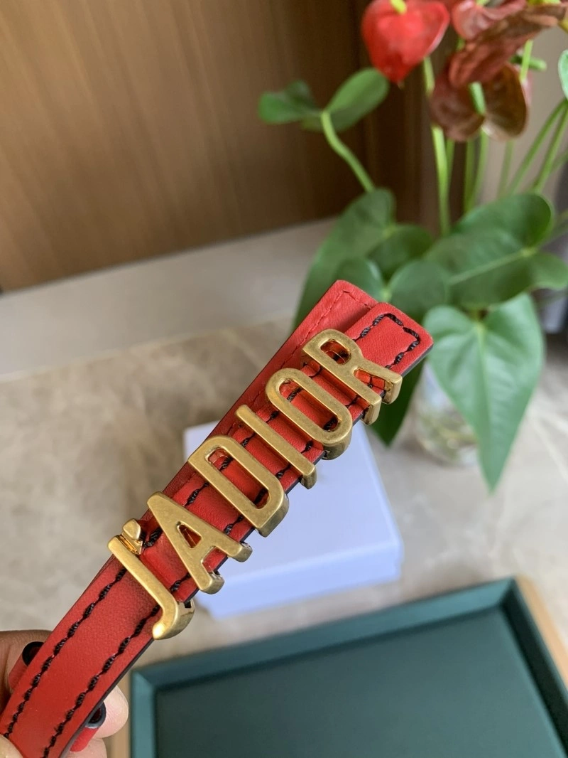 Accurate model Christian Dior Belts