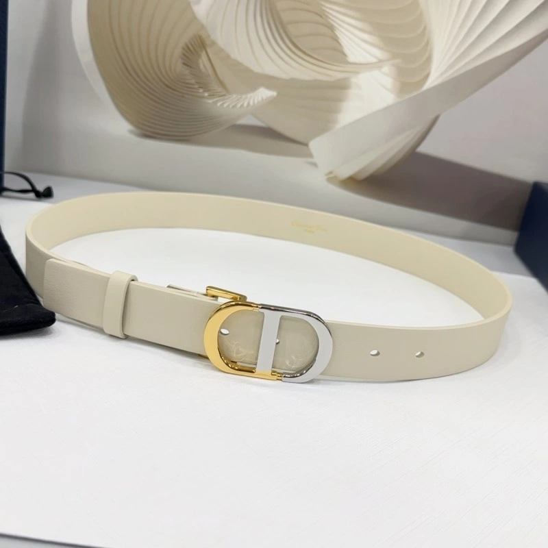 Accurate model Christian Dior Belts