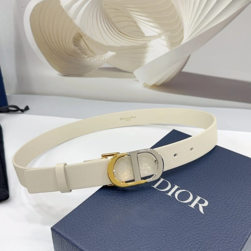 Accurate model Christian Dior Belts