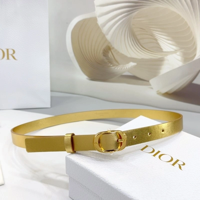 Accurate model Christian Dior Belts