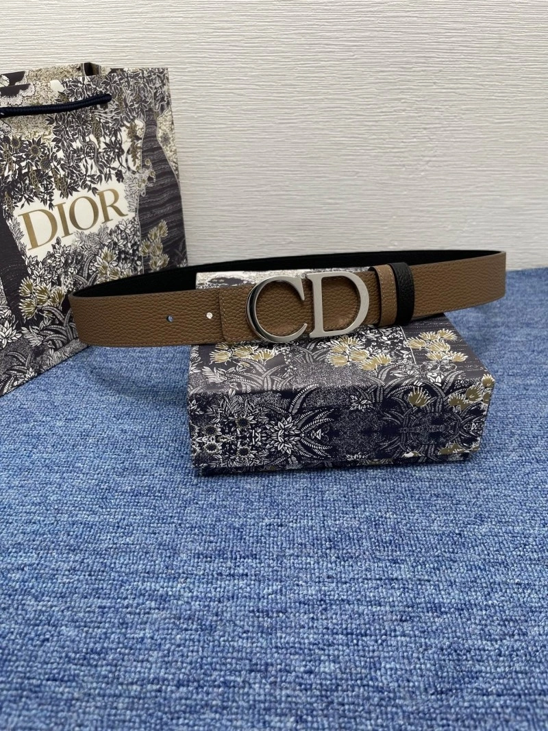 Brand-authenticated Christian Dior Belts