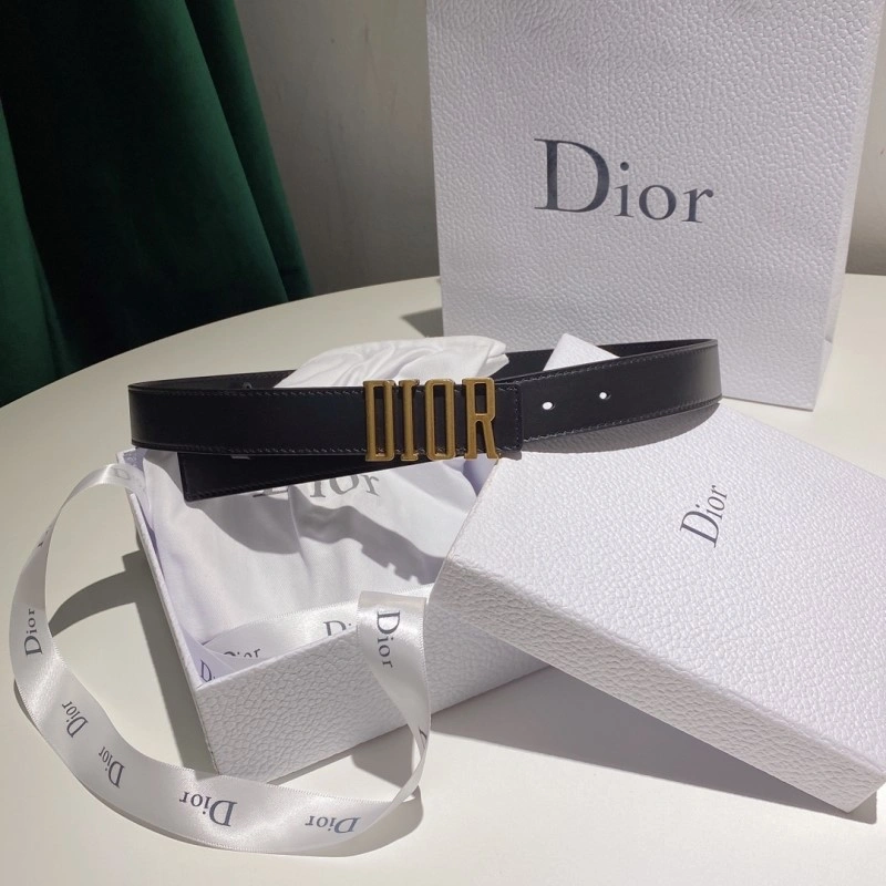 Accurate model Christian Dior Belts