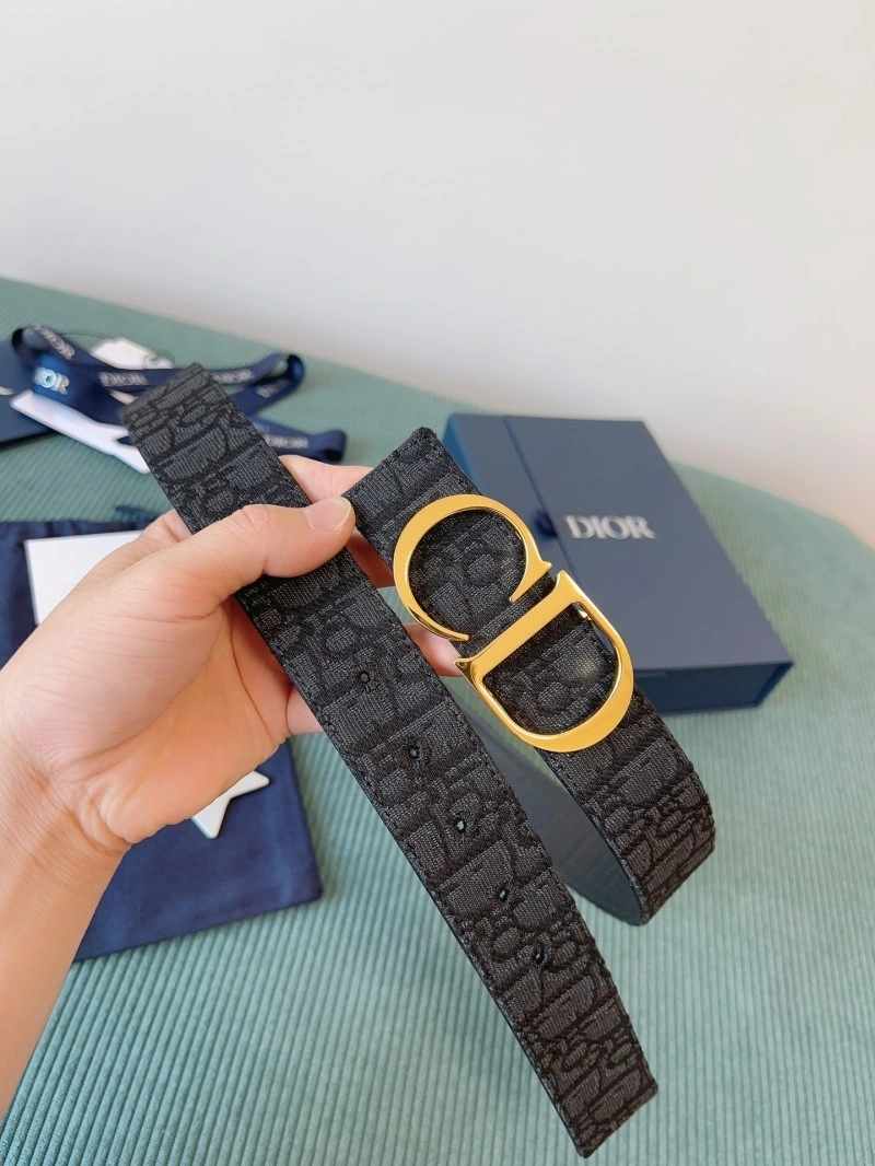 Brand-authenticated Christian Dior Belts