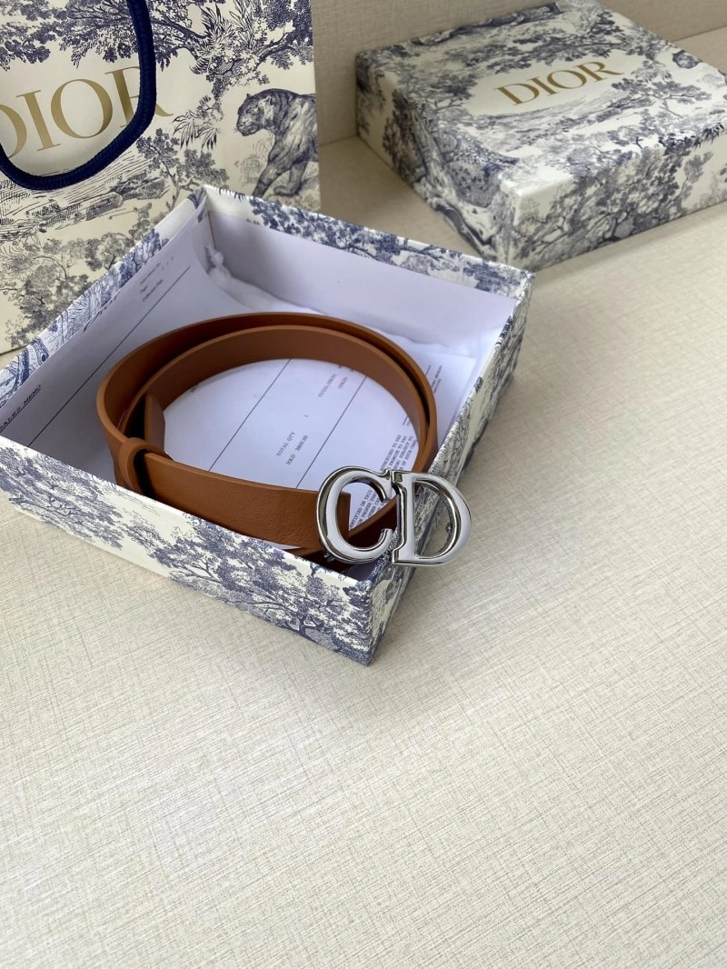 Brand-authenticated Christian Dior Belts